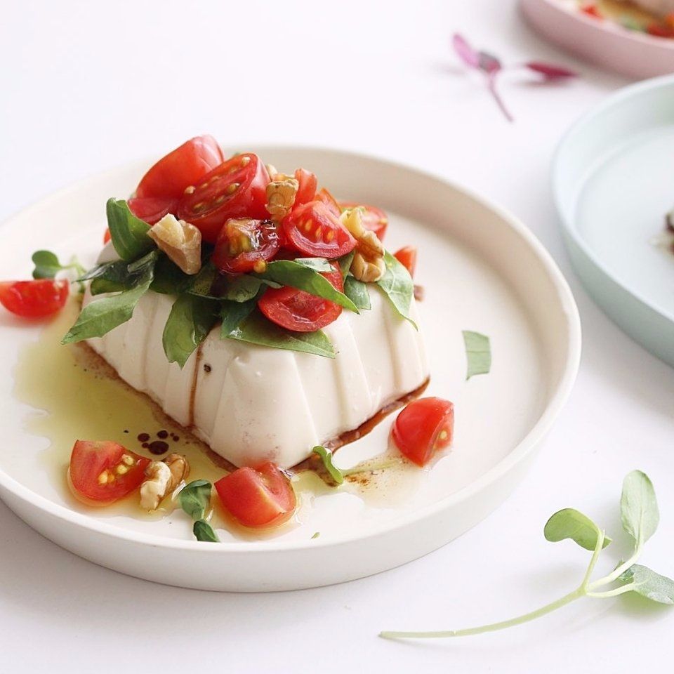 Yeon Dubu Salad - 연두부 샐러드 - Recipe By Cathlyns Korean Kitchen